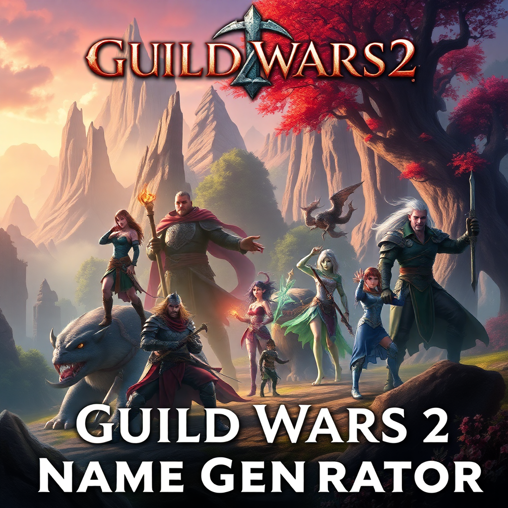 Best Guild Wars 2 Name Generator Vondy