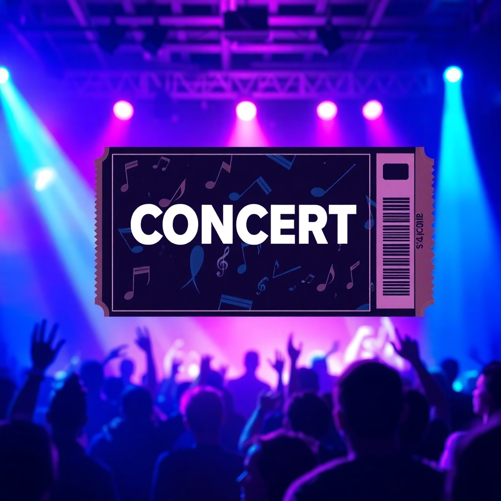 Best Concert Ticket Mockup | Vondy