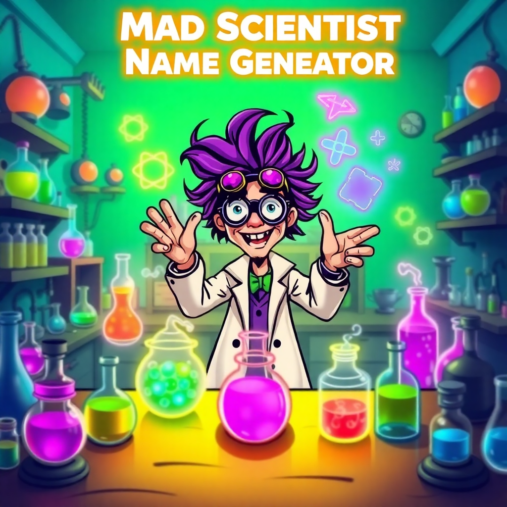Best Mad Scientist Name Generator | Vondy