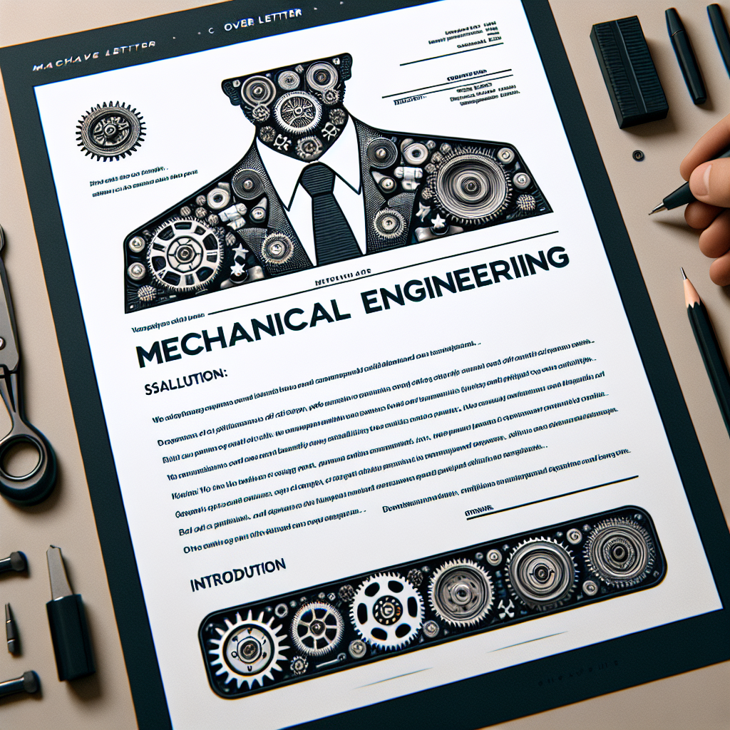 Best Mechanical Engineer Cover Letter Generator | Vondy