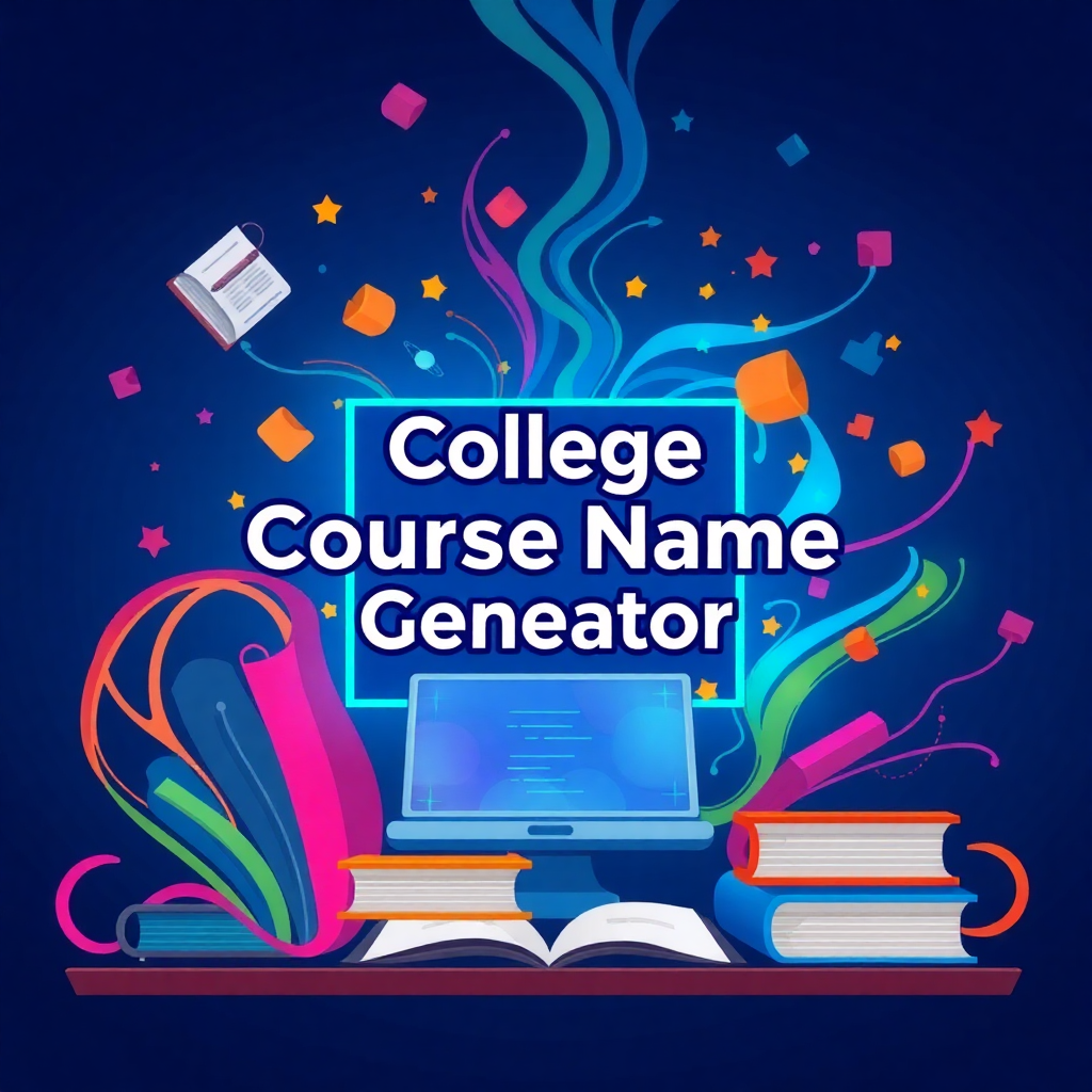 Best College Course Name Generator | Vondy