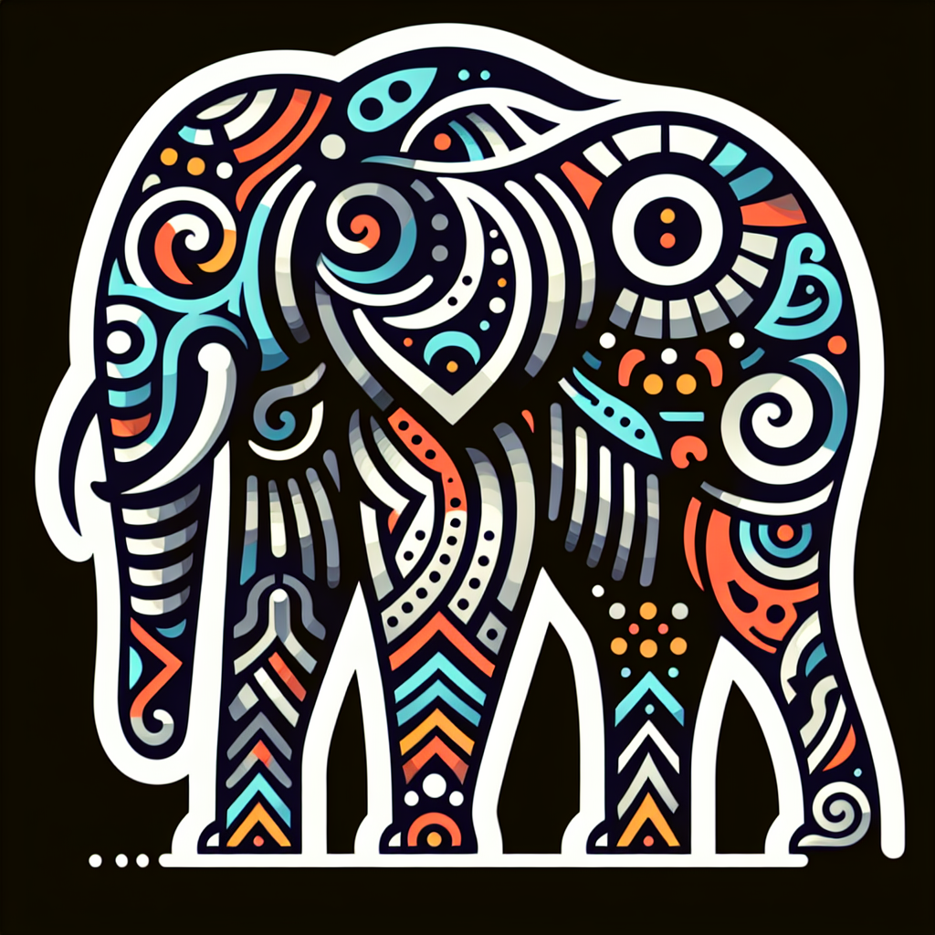 Best Abstract Elephant Tattoo Generator | Vondy