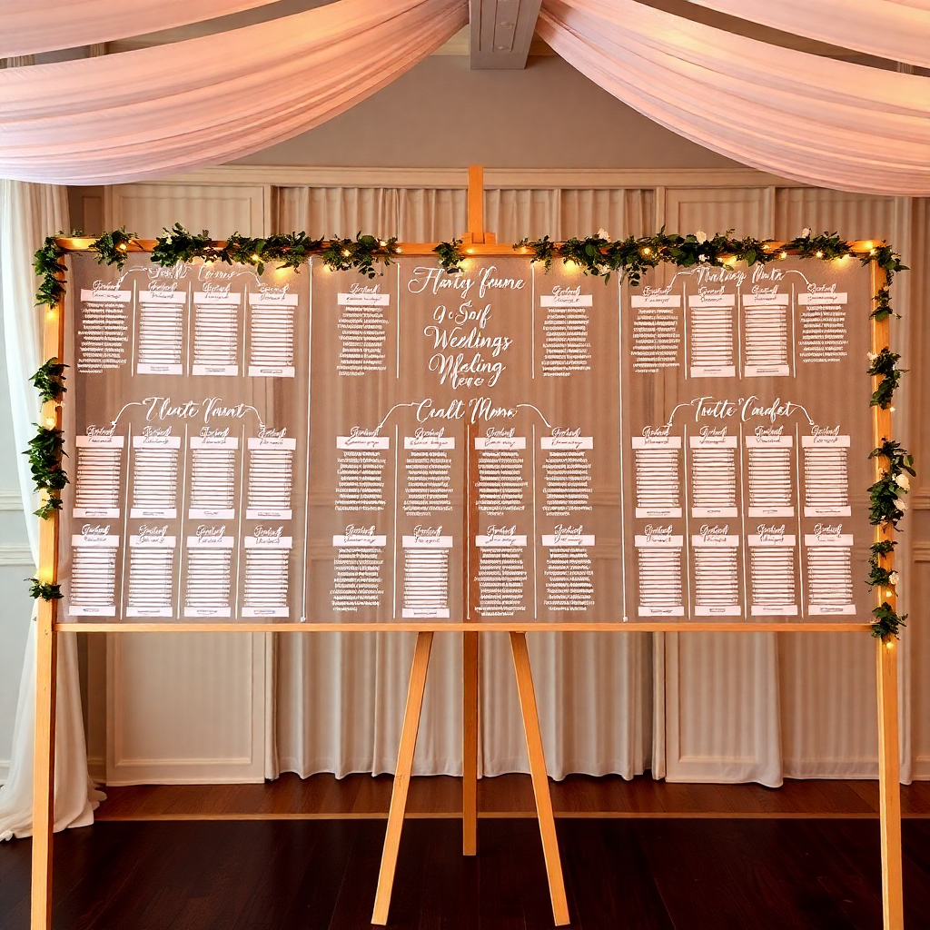 Best Ideas For Seating Chart At Wedding | Vondy