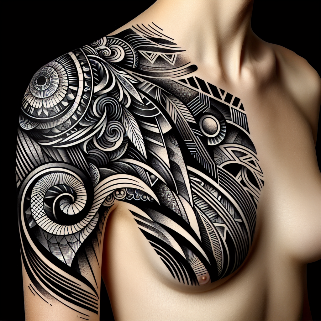 Best Abstract Shoulder Tattoo Generator | Vondy