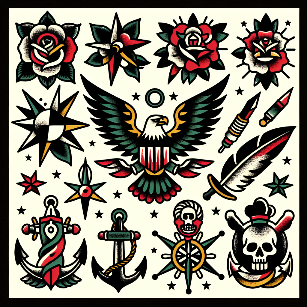 Best American Traditional Star Tattoo Generator | Vondy
