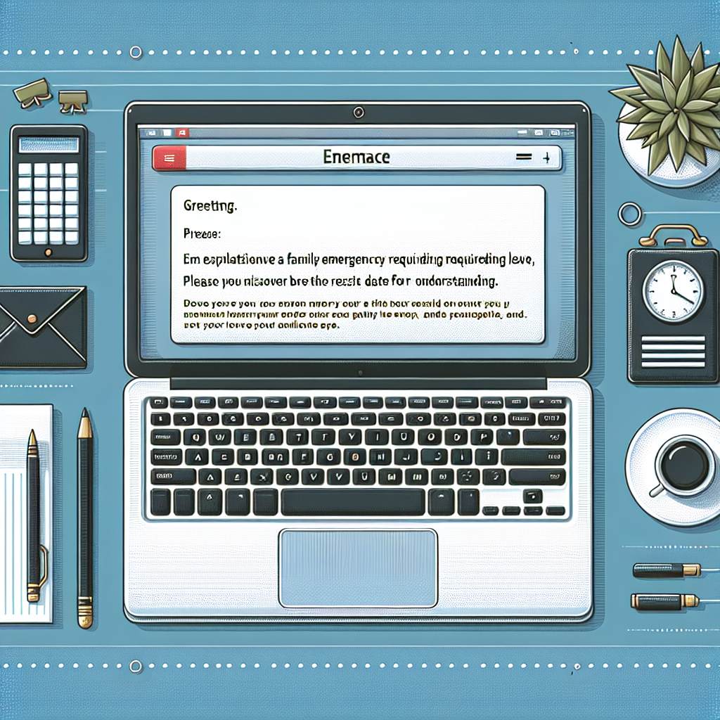 Best Emergency Leave Email Template | Vondy