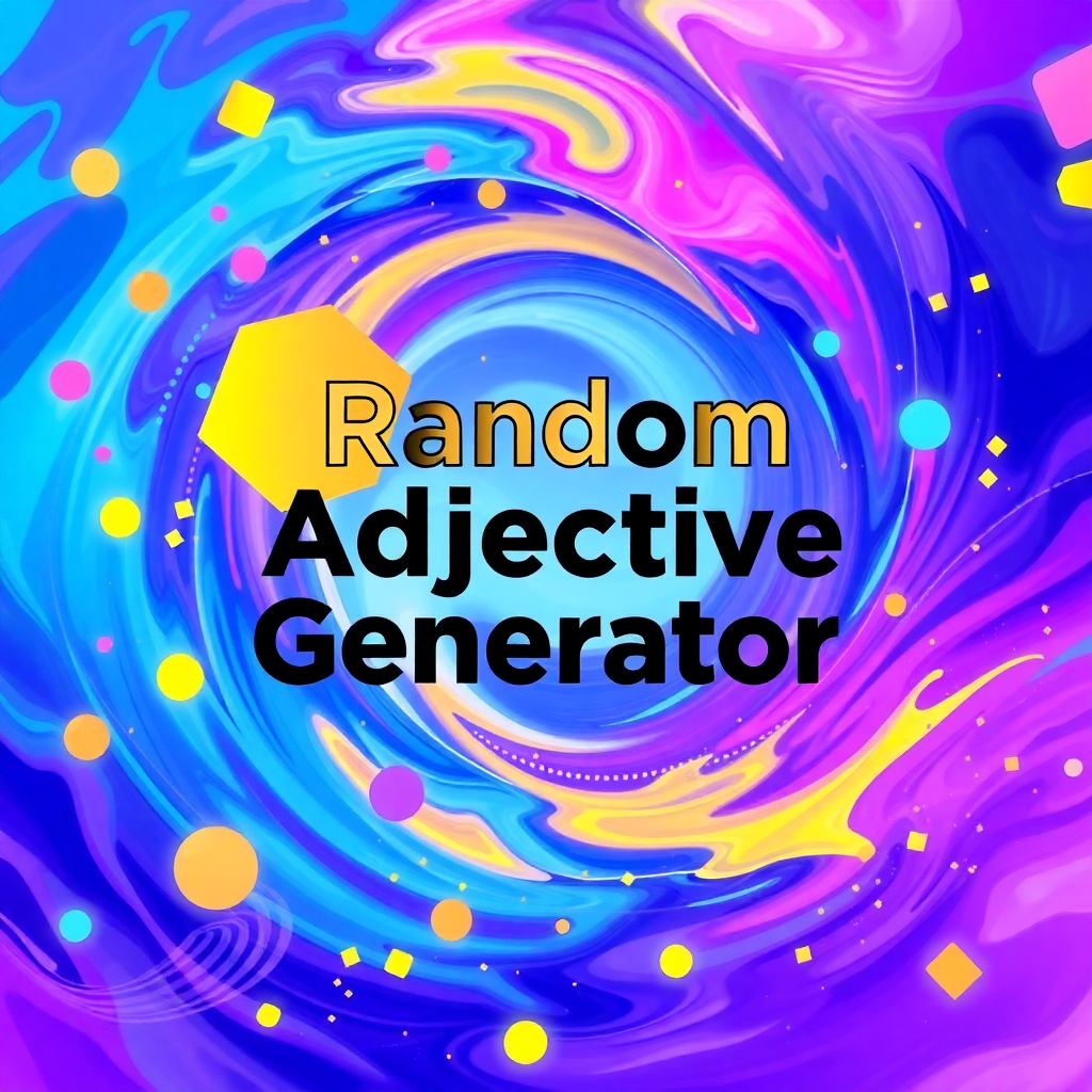 Best Random Adjective Generator | Vondy
