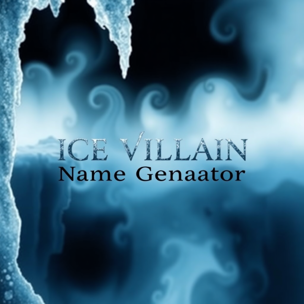 Best Ice Villain Name Generator | Vondy