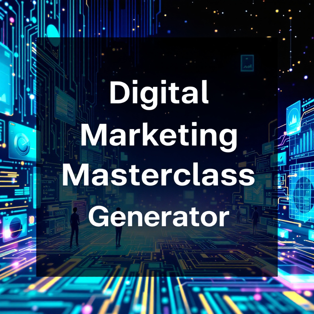 Best Digital Marketing Masterclass Generator | Vondy