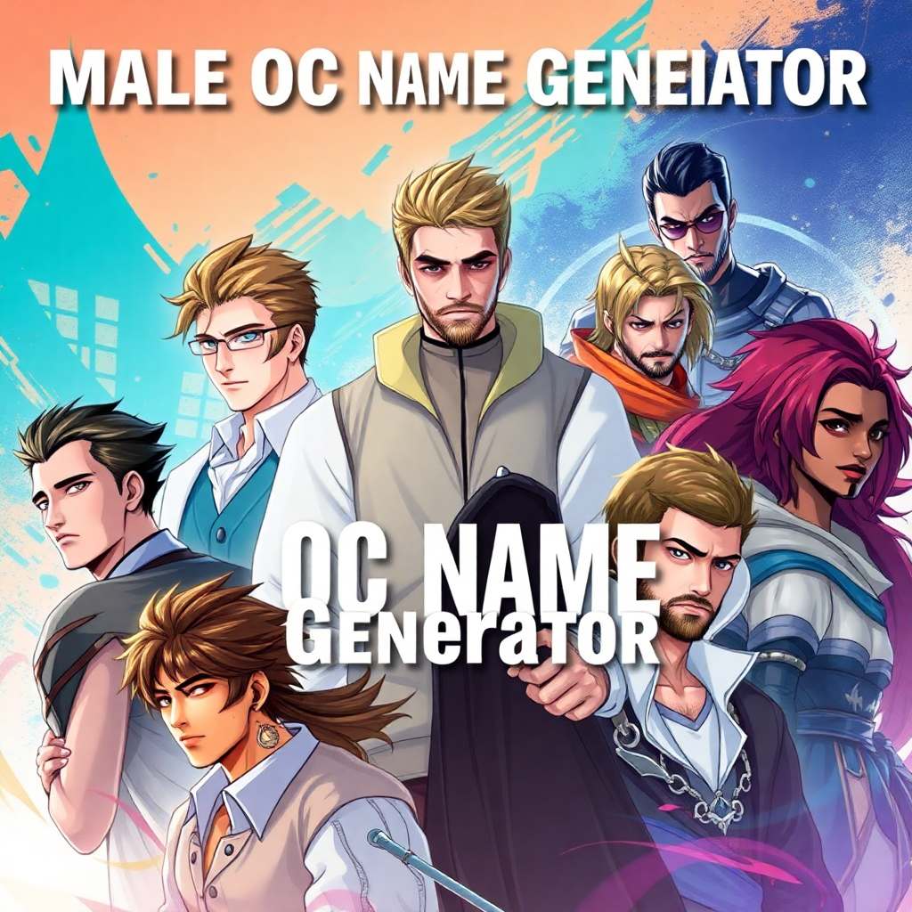 Best Male Oc Name Generator | Vondy
