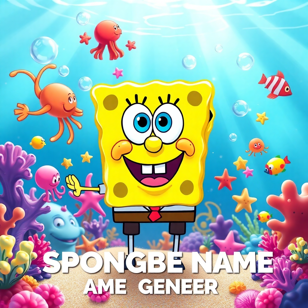 Spongebob Fontgenerator BIG TEXT Letters Font Generator (??? ????) |