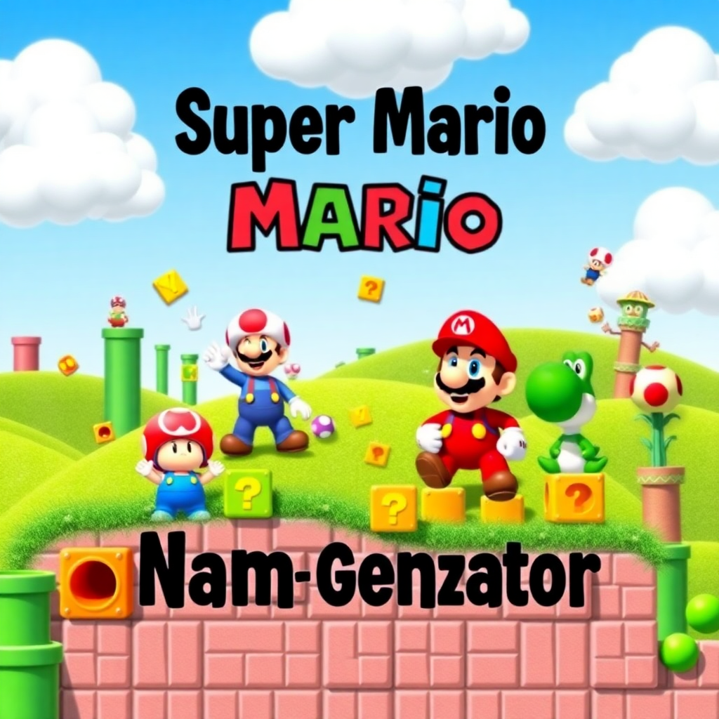 Best Super Mario Name Generator | Vondy