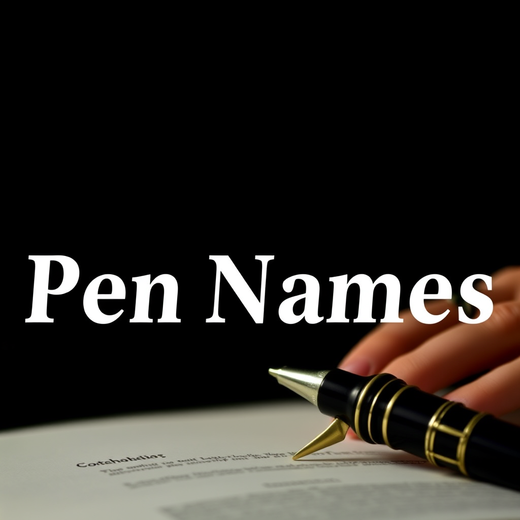 Best Pen Name Generator | Vondy