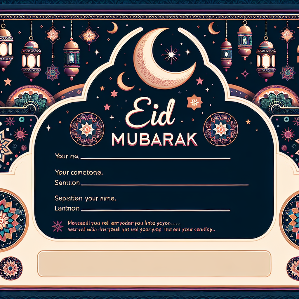 Best Happy Eid Email Template | Vondy