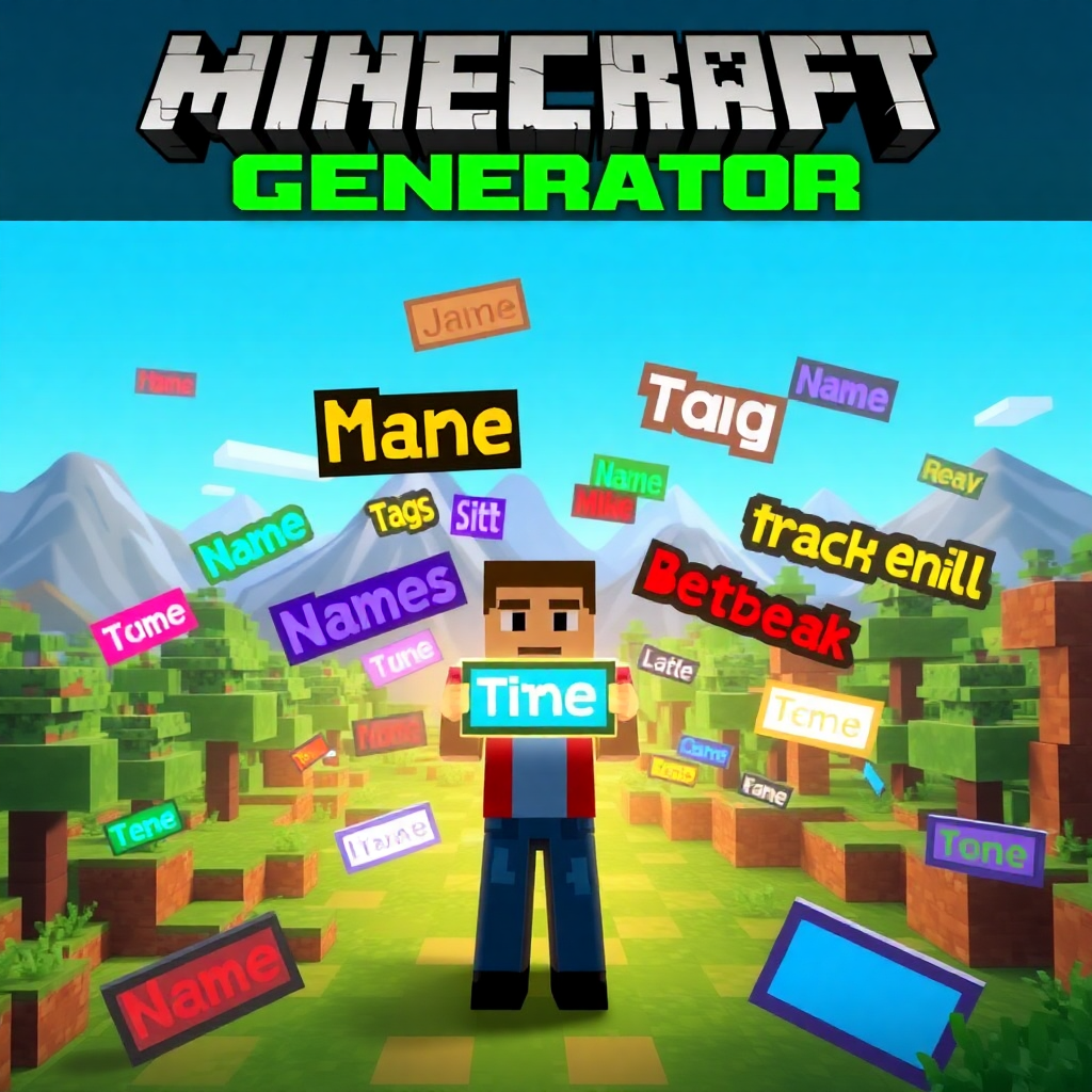 Best Name Tag Generator Minecraft | Vondy