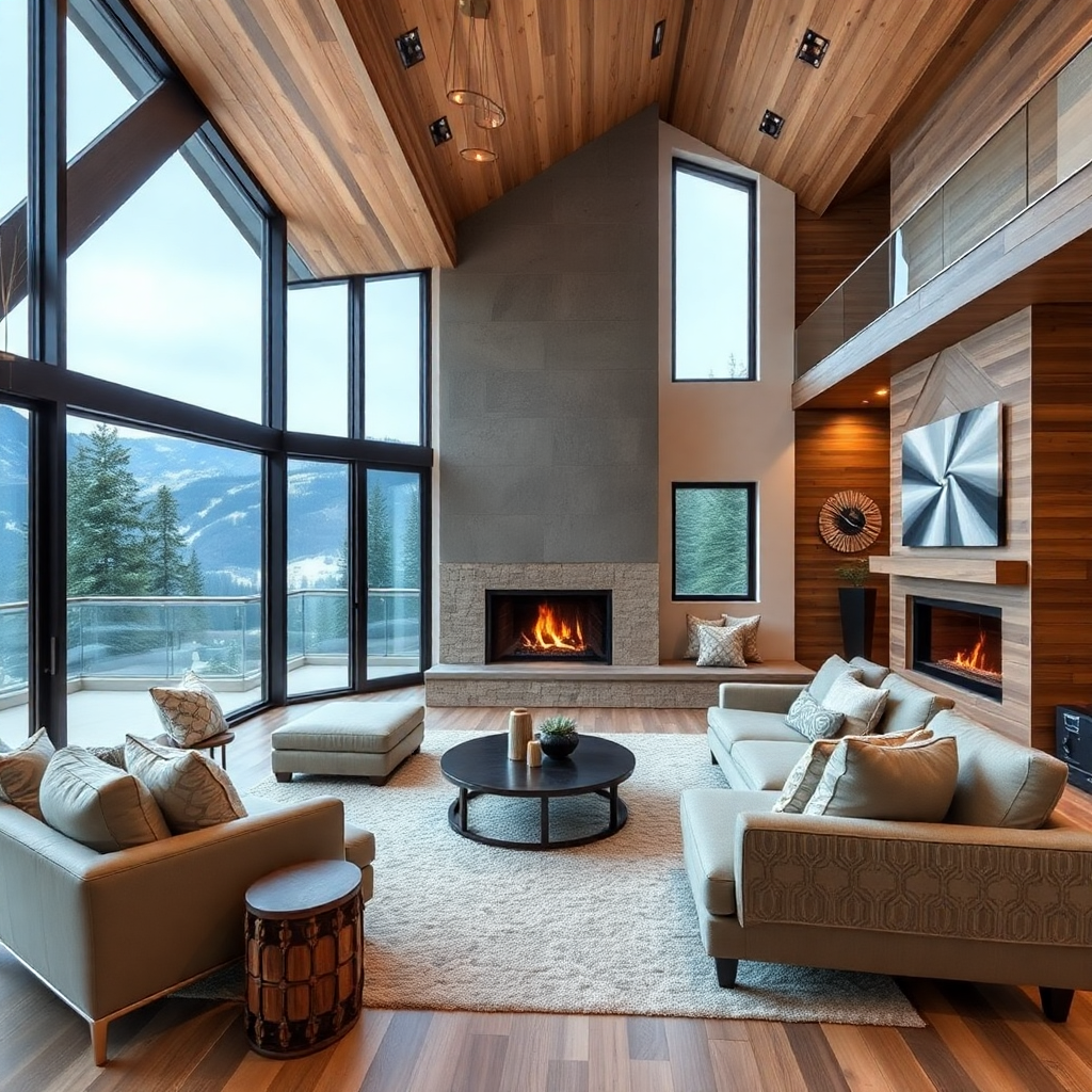Best Modern Mountain Home Interior Design Ideas | Vondy