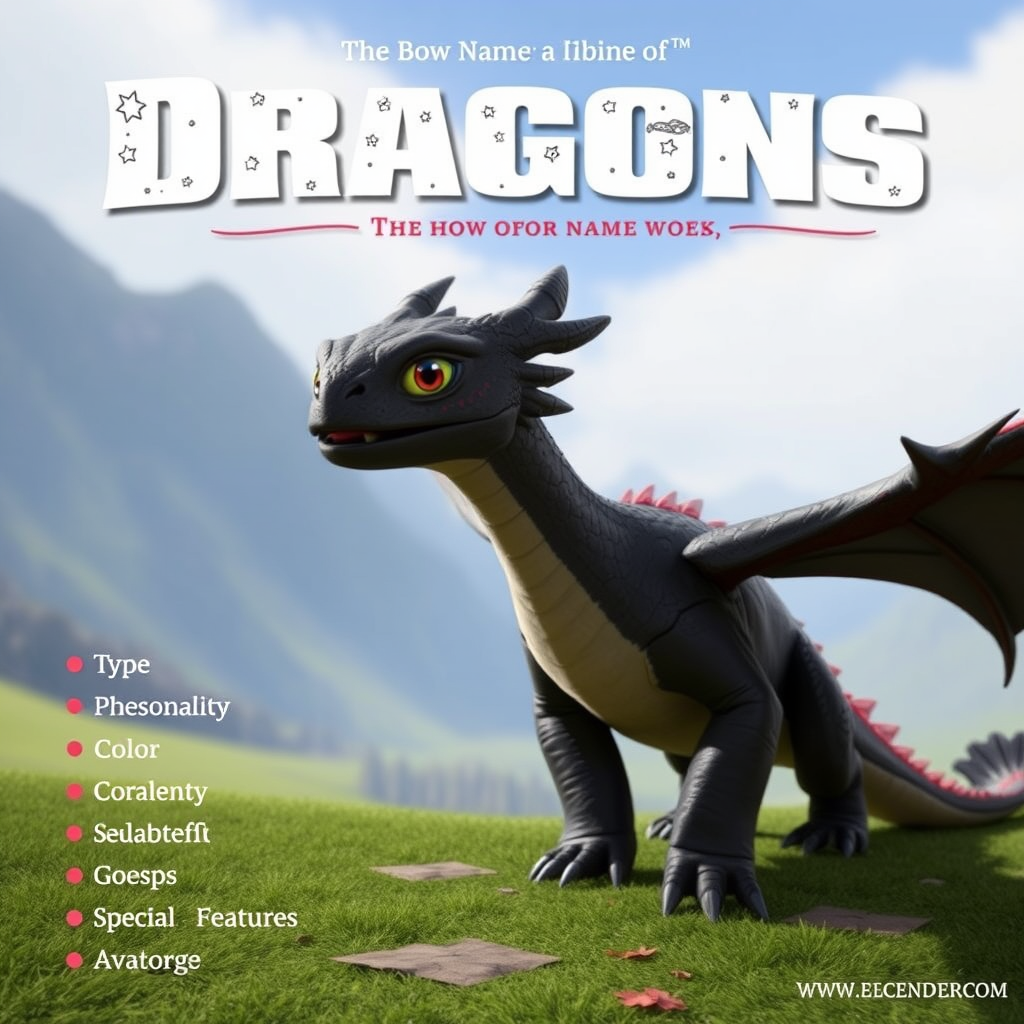 Best Httyd Dragon Name Generator | Vondy