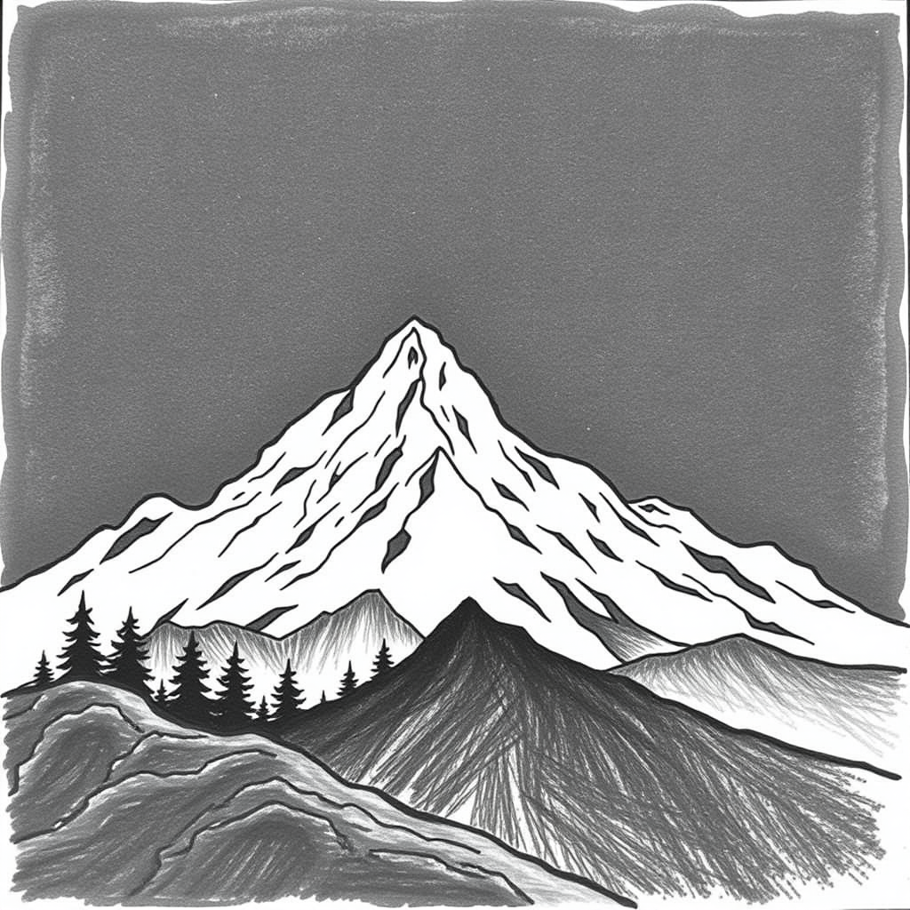 Best Mountain Drawing Ideas | Vondy