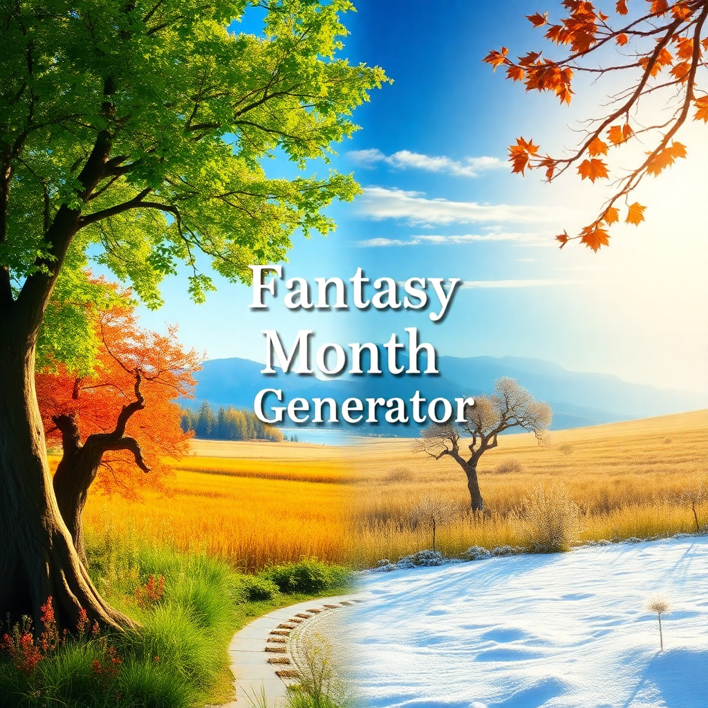 Best Fantasy Month Generator | Vondy