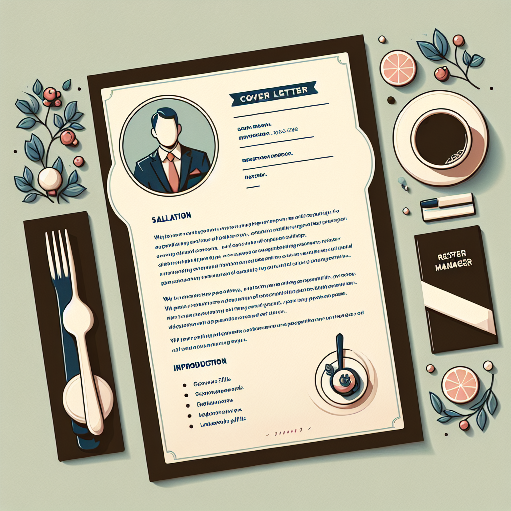 Best Restaurant Manager Cover Letter Generator | Vondy