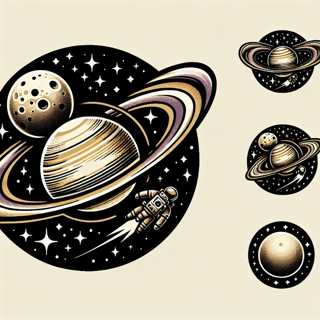 Realistic saturn tattoo - Fiercetattoostudio.com