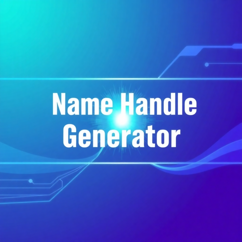 Best Name Handle Generator | Vondy