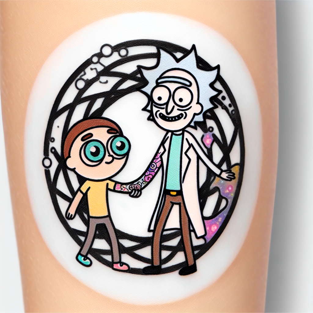 Best Simple Rick And Morty Tattoo Ideas | Vondy