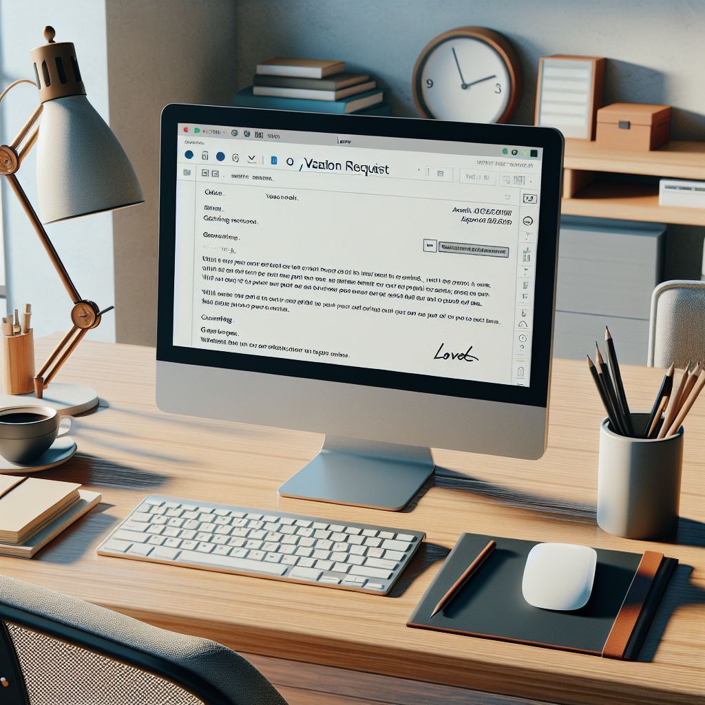 Best Holiday Request Email Template | Vondy