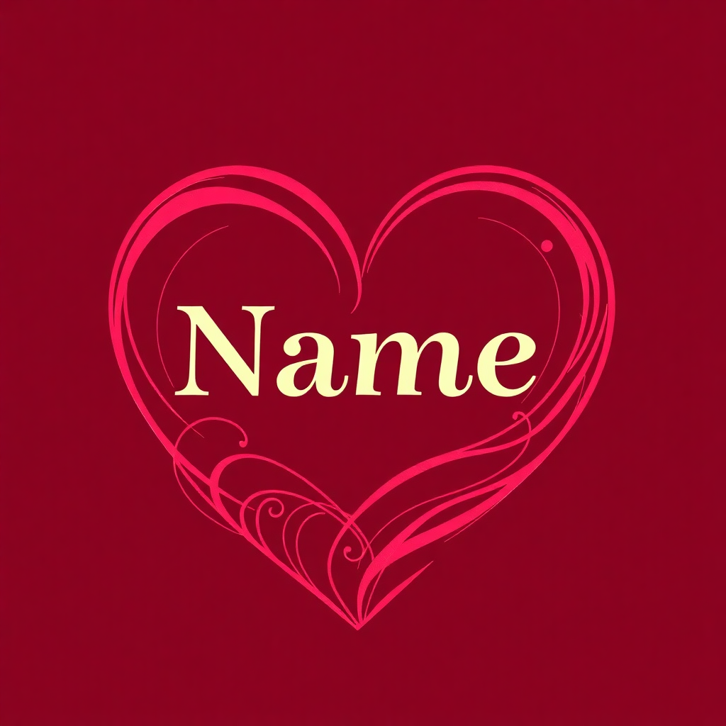 Best Name In Heart Shape Generator | Vondy