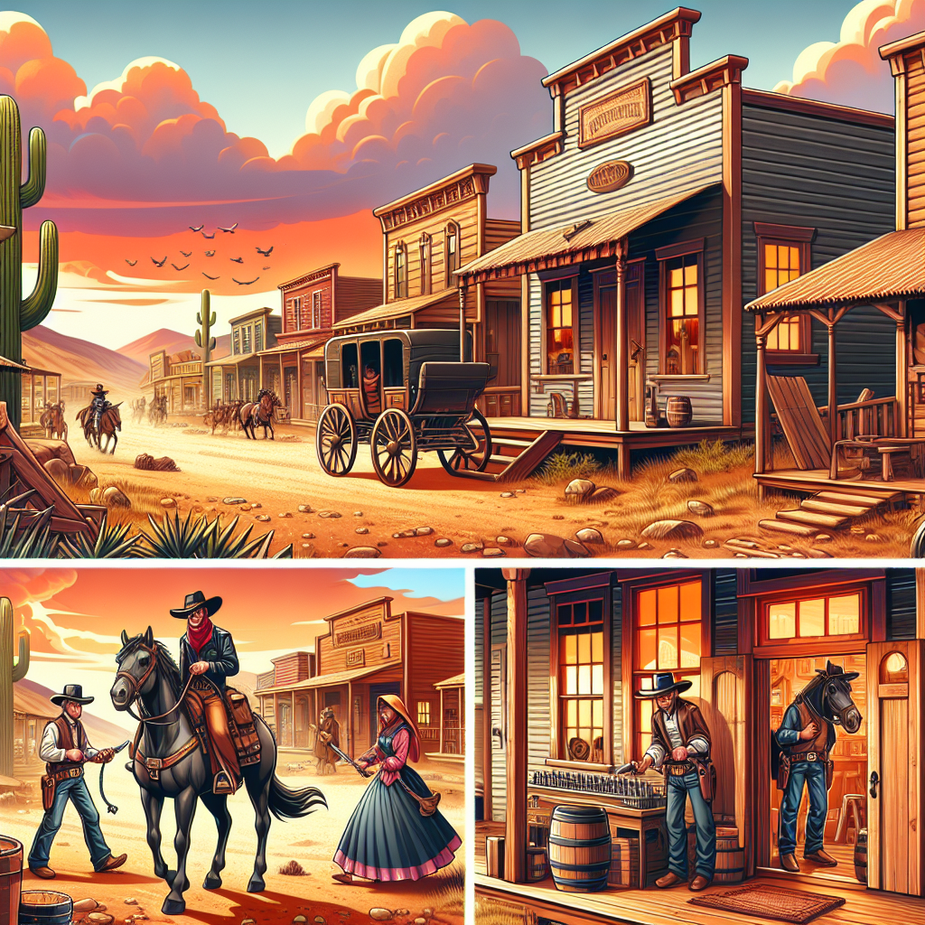 Best Cartoon Western Scene Generator | Vondy