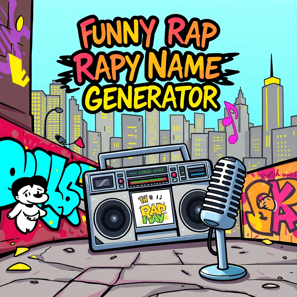 Best Funny Rap Name Generator | Vondy