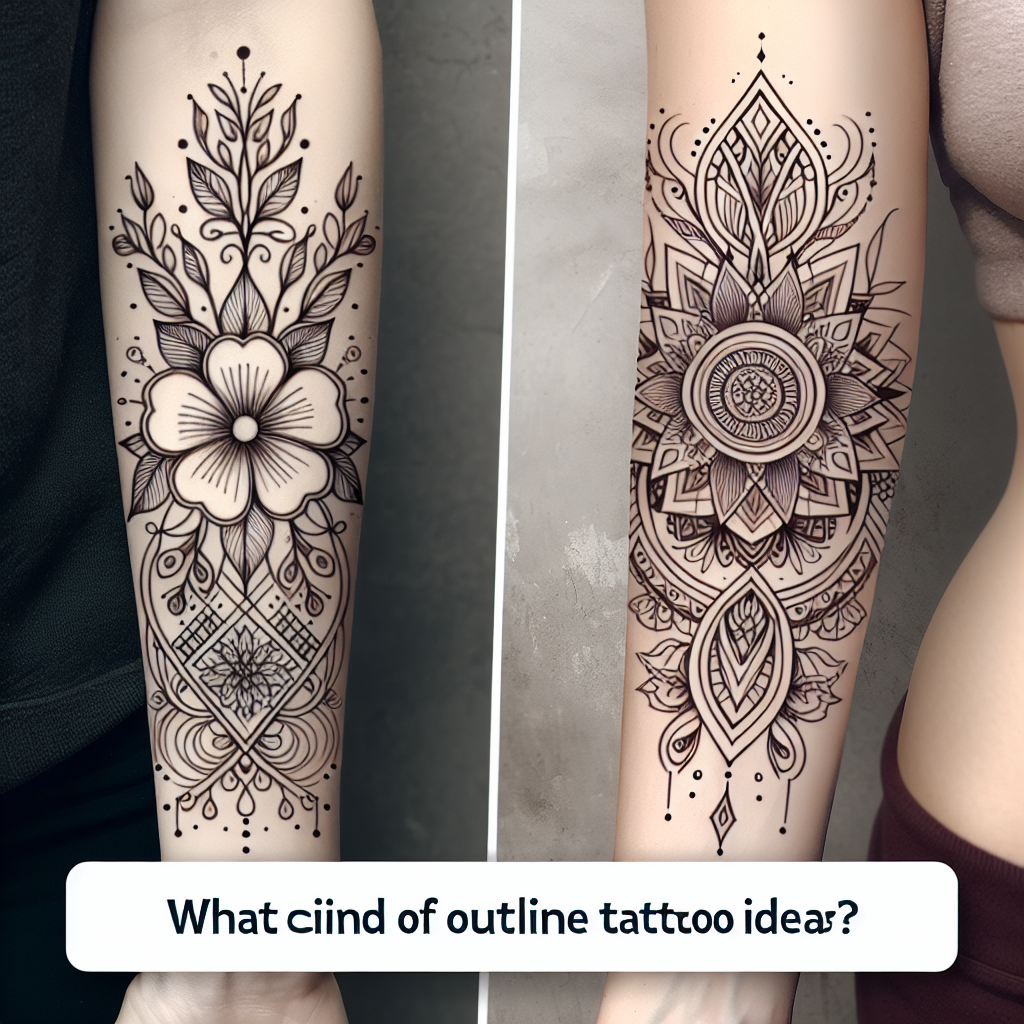 Best Simple Outline Tattoo Ideas | Vondy