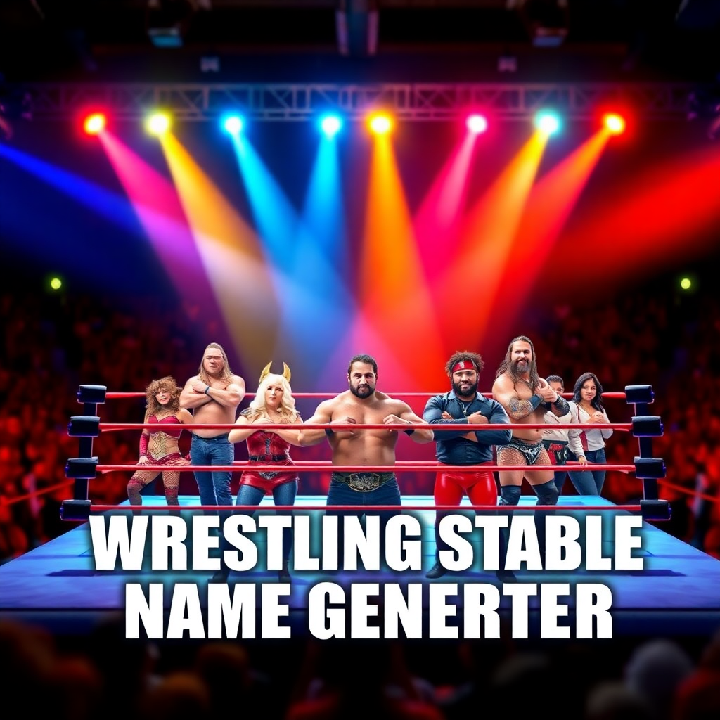 Best Wrestling Stable Name Generator | Vondy