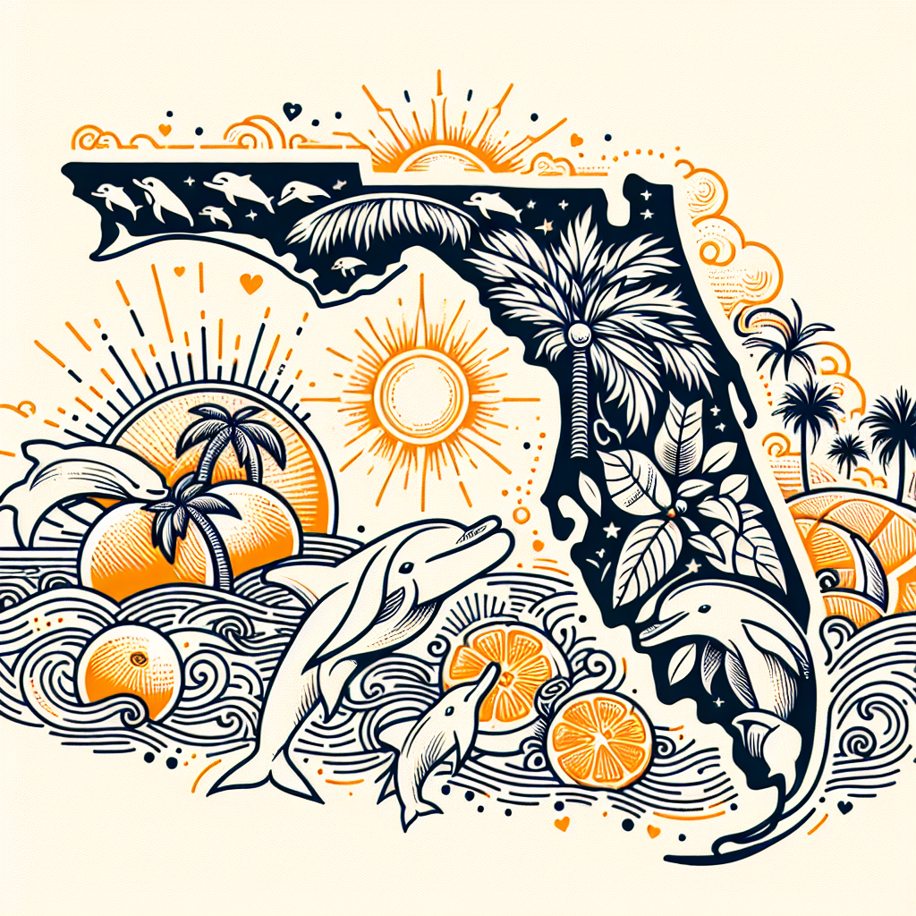 Best Outline Florida Tattoo Ideas | Vondy