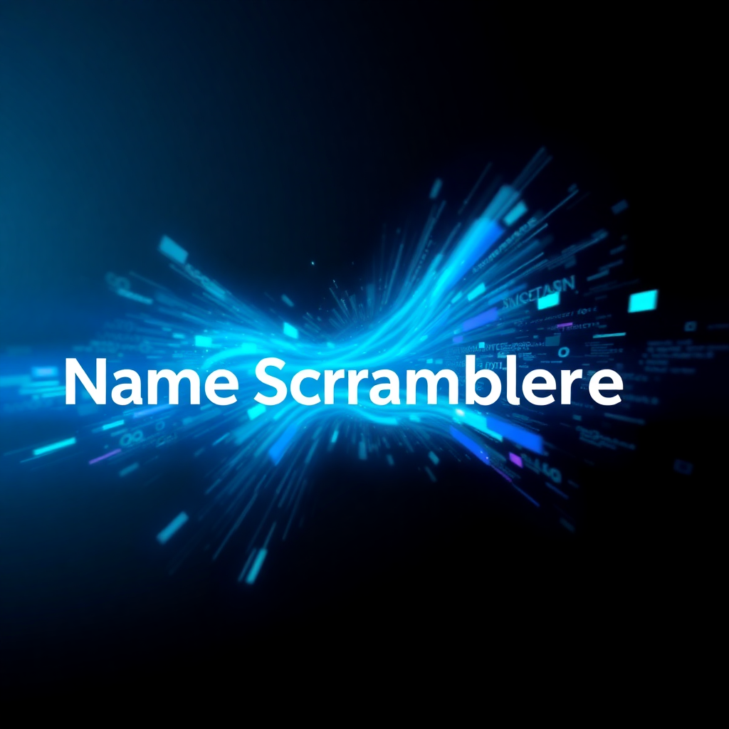 Best Name Scrambler Generator | Vondy