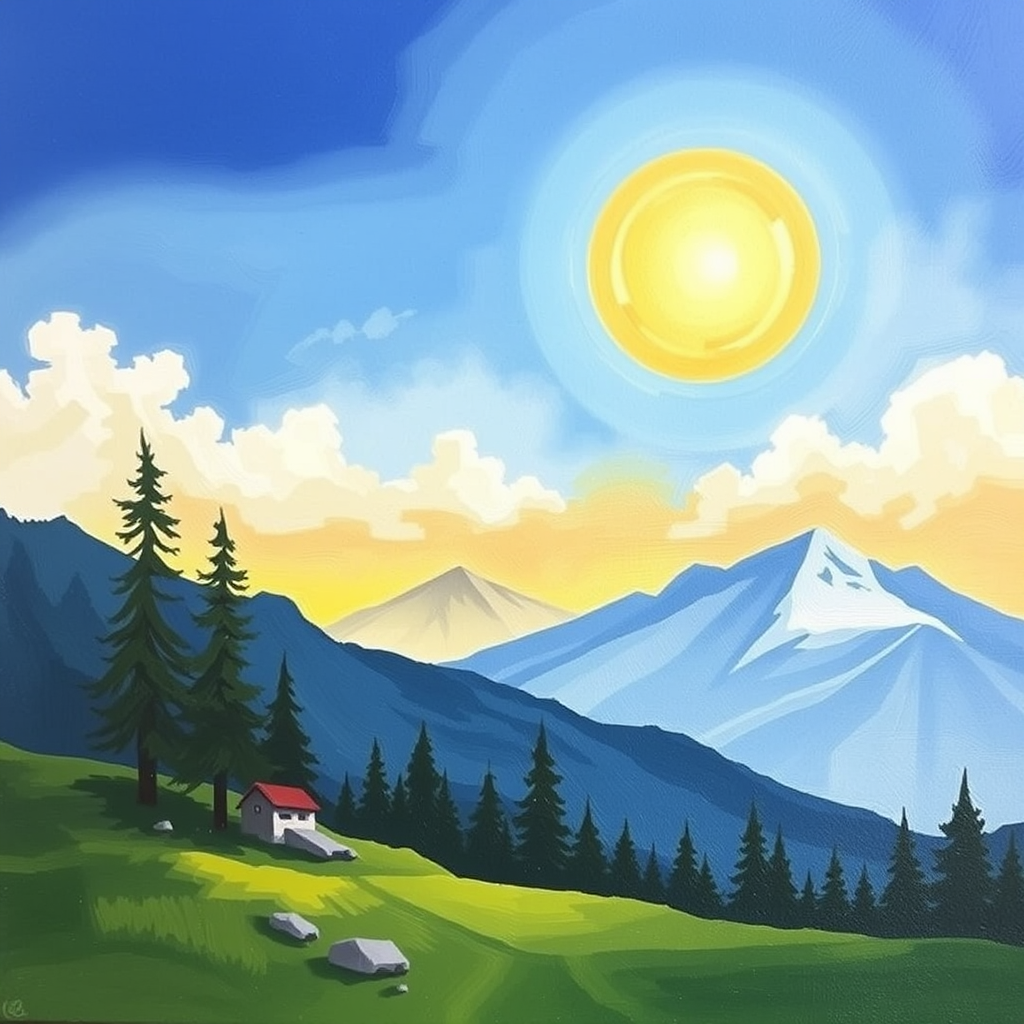Best Simple Landscape Painting Ideas | Vondy