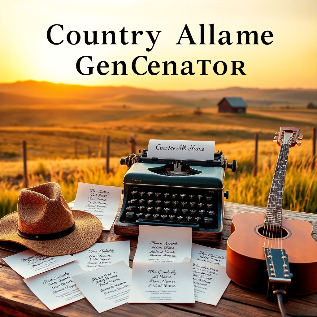 Best Country Album Name Generator | Vondy