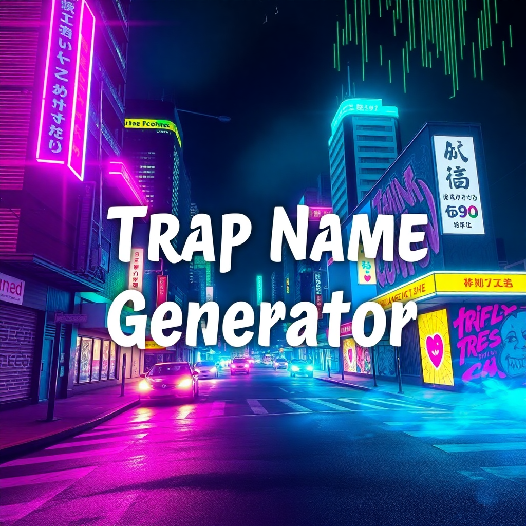 Best Trap Name Generator | Vondy