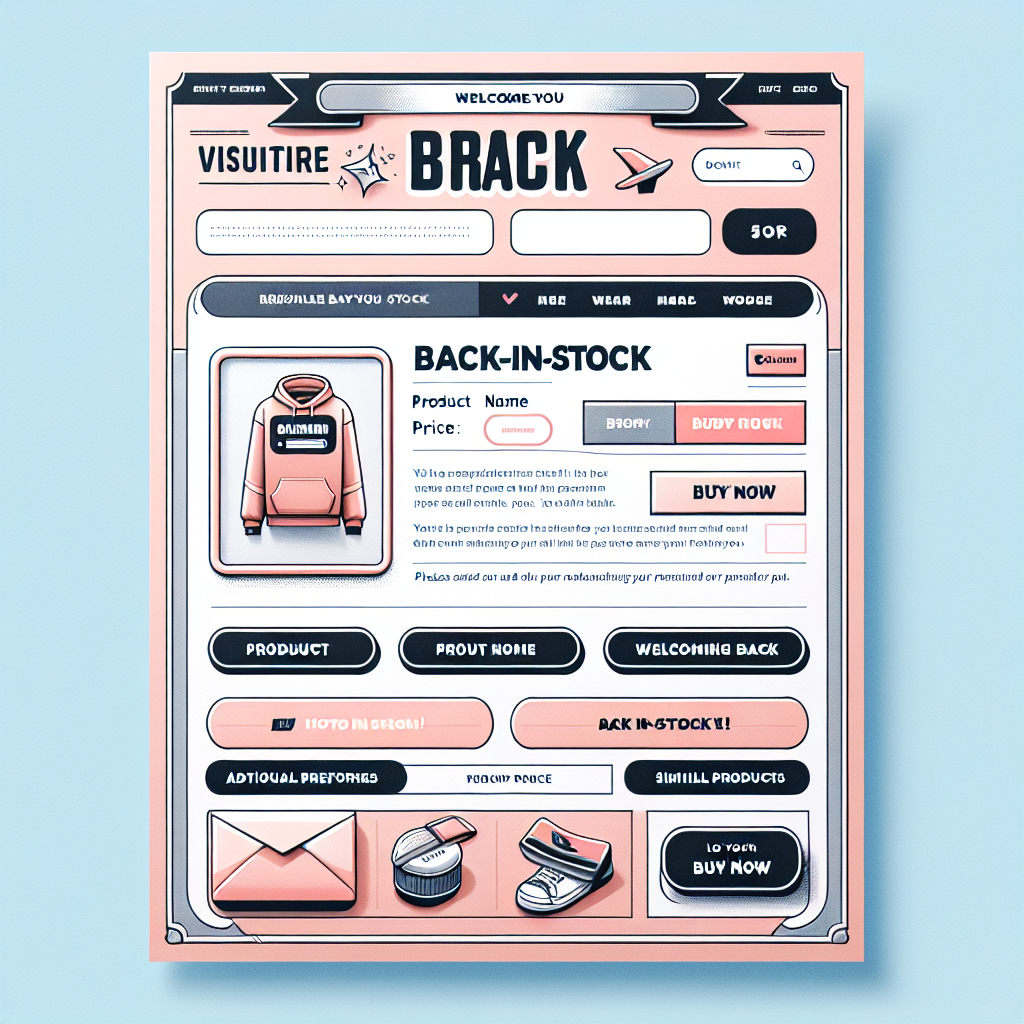 Best Bigcommerce Back In Stock Email Marketing Template | Vondy