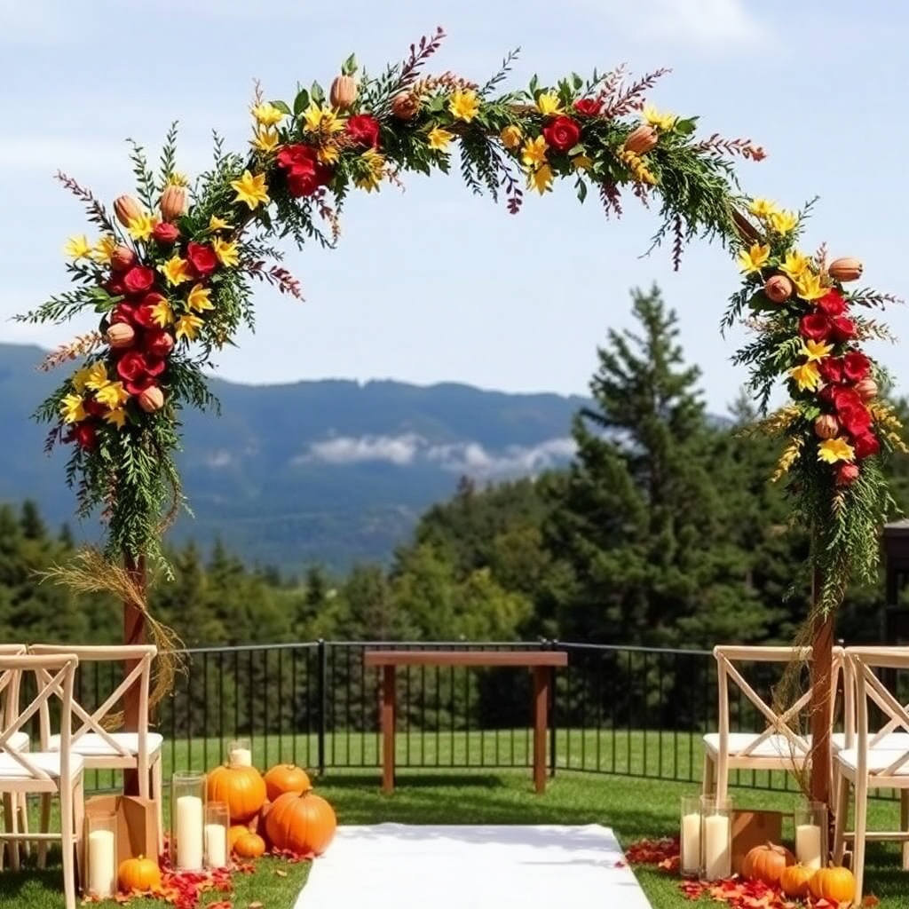 Best Fall Wedding Arch Ideas | Vondy