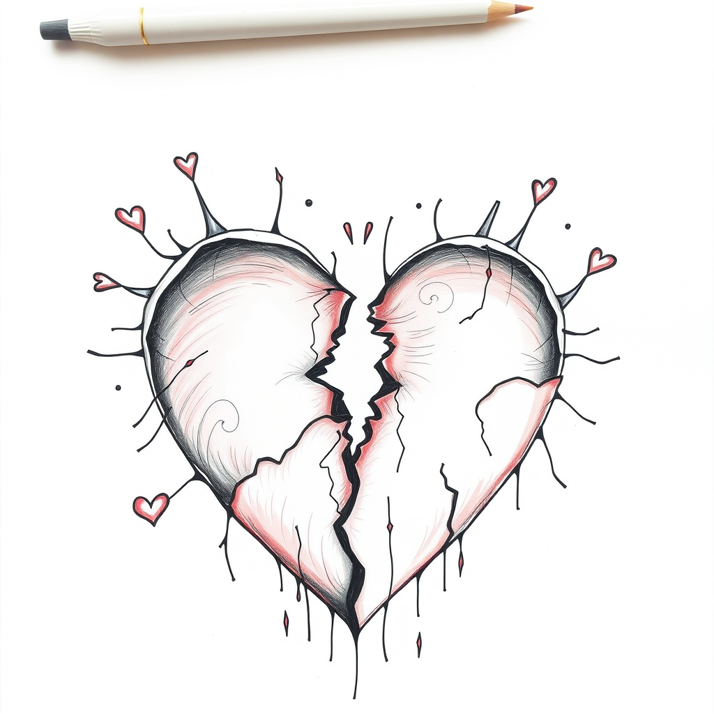 Best Drawing Ideas Broken Heart | Vondy