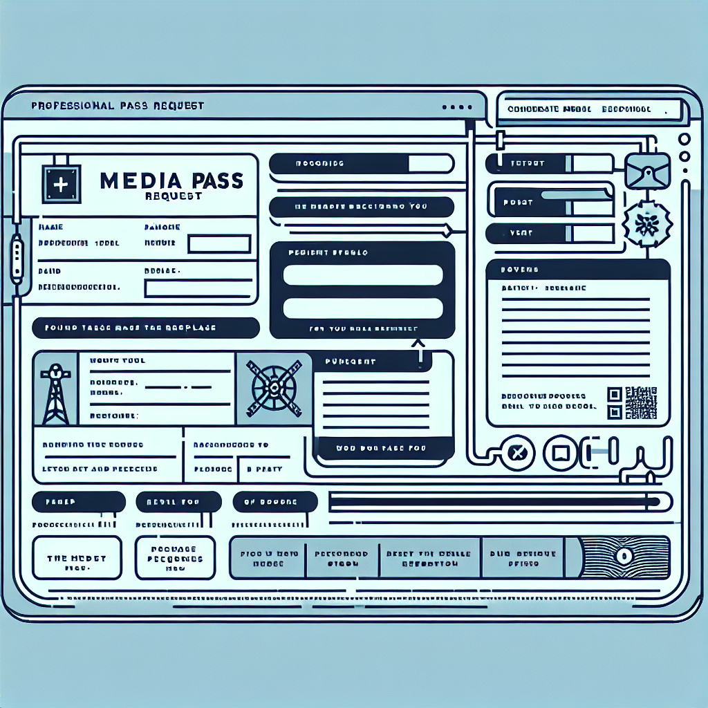Best Media Pass Request Email Template | Vondy