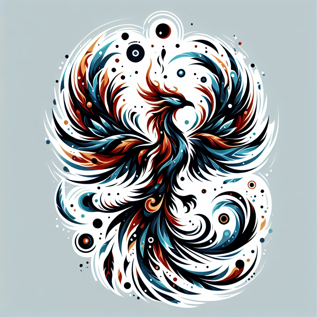 Best Abstract Phoenix Tattoo Generator | Vondy