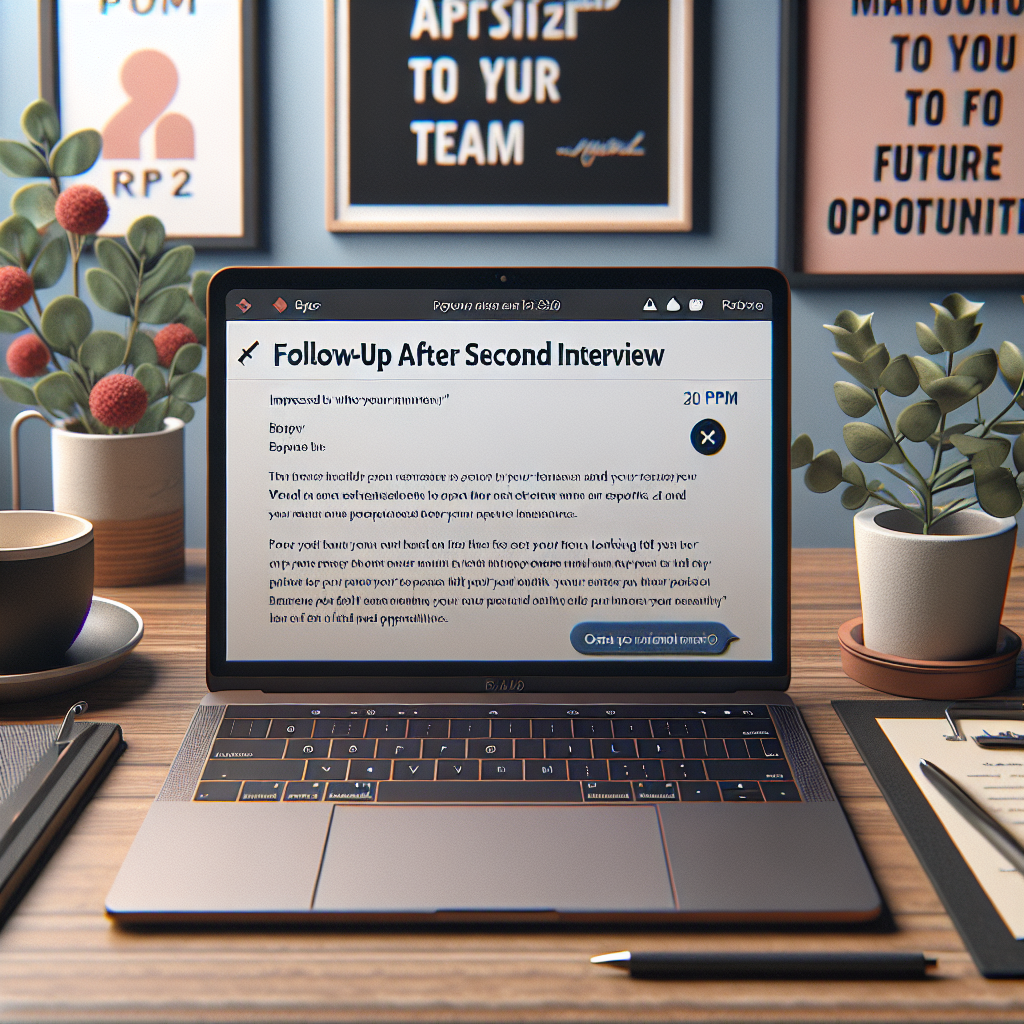 Best Follow Up Email After Second Interview Template | Vondy