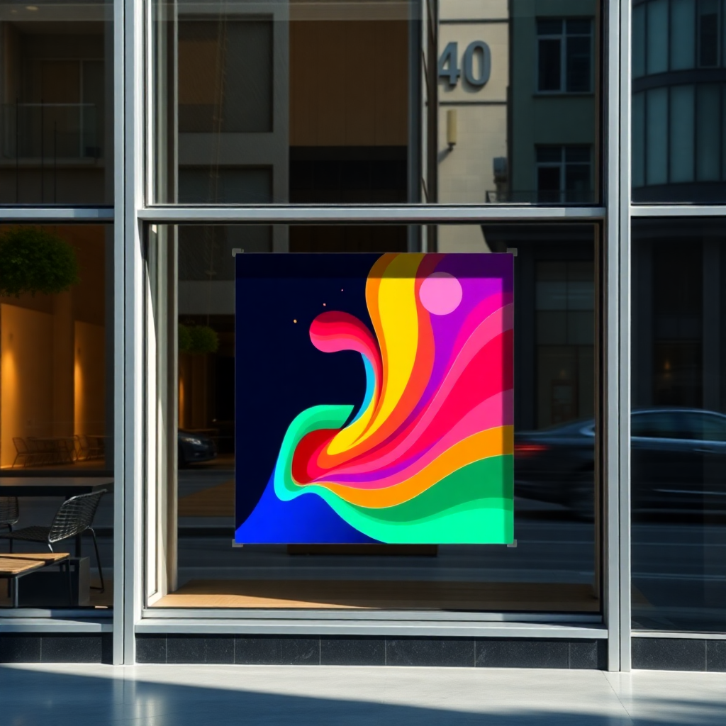 Best Window Cling Mockup | Vondy