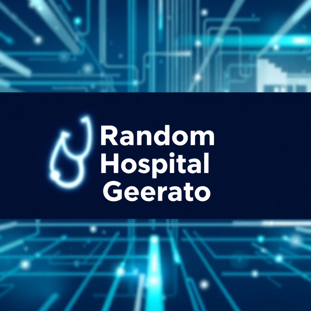 Best Random Hospital Name Generator | Vondy