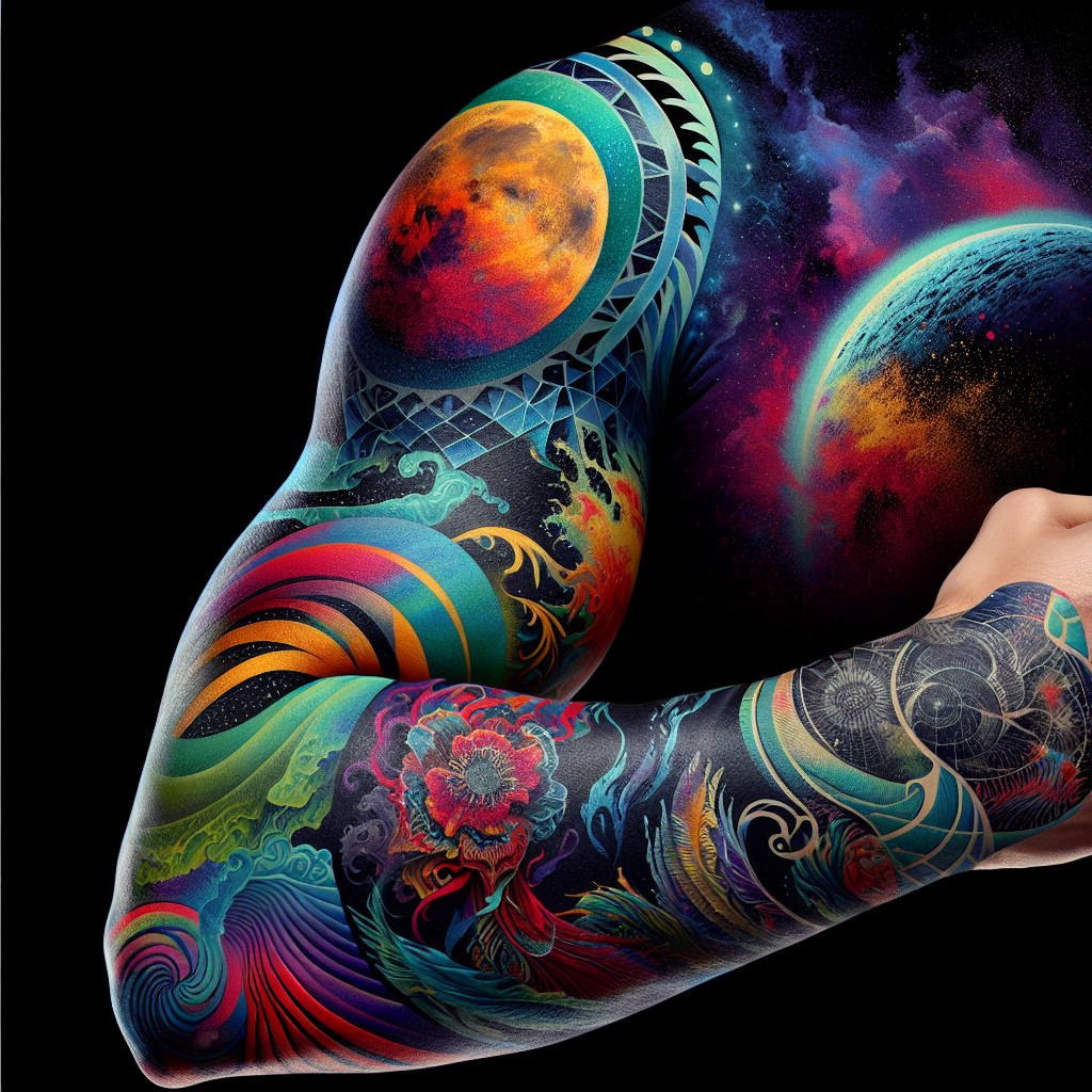 Best Mens Colorful Sleeve Tattoo Ideas | Vondy
