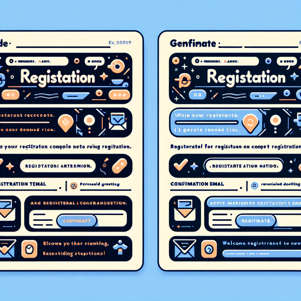 Best New Registration Email Template | Vondy