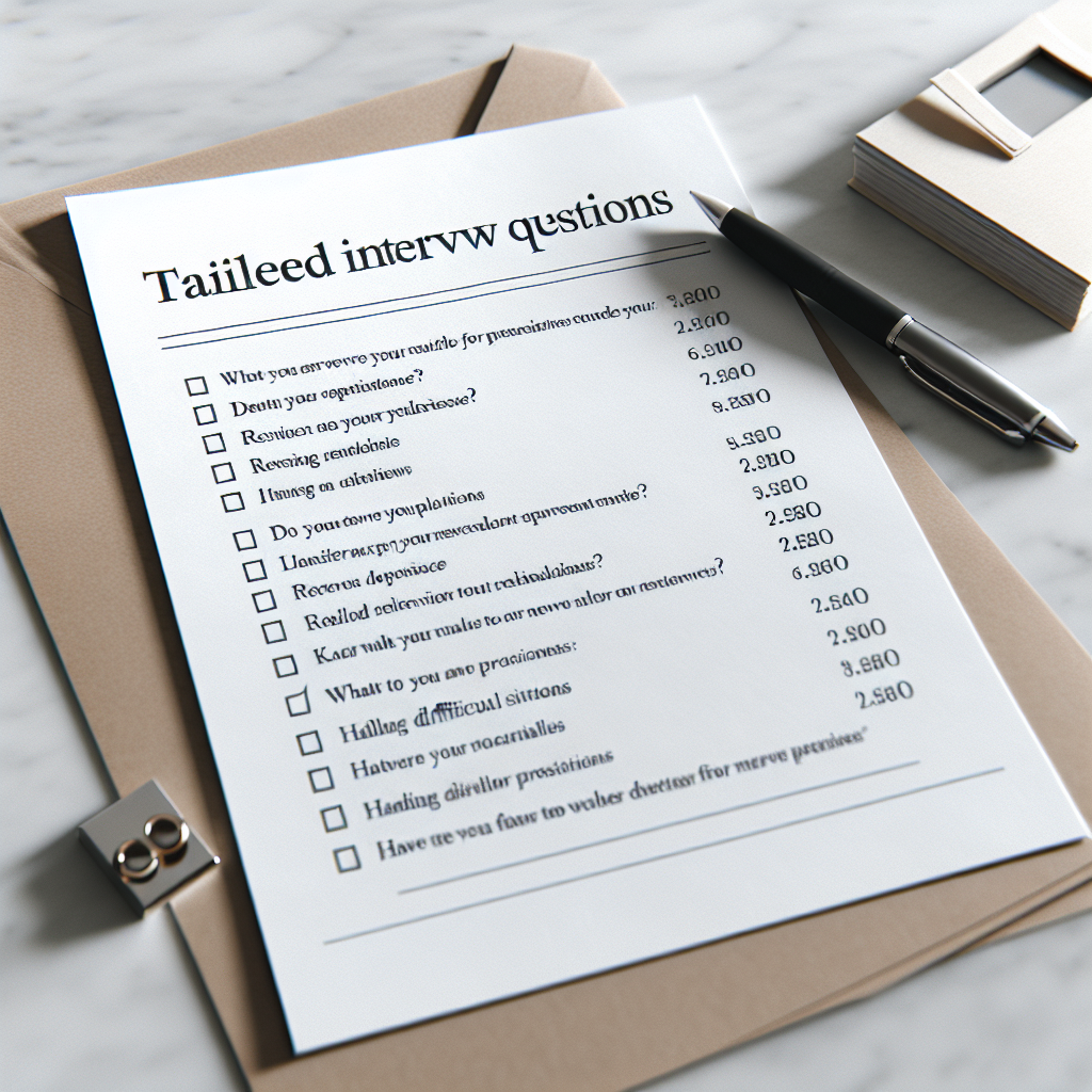 Best Real Estate Interview Question Generator | Vondy