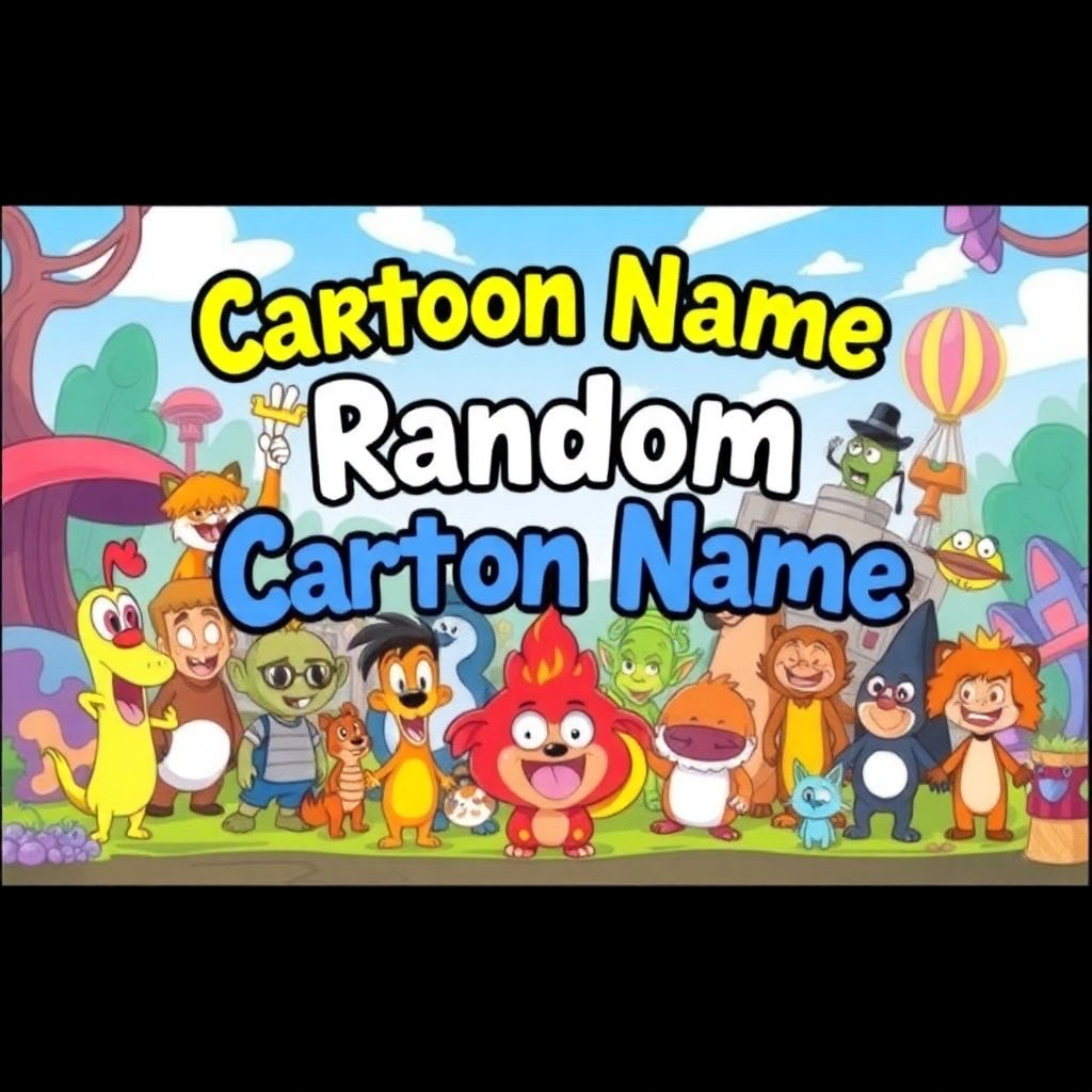 Best Random Cartoon Name Generator | Vondy
